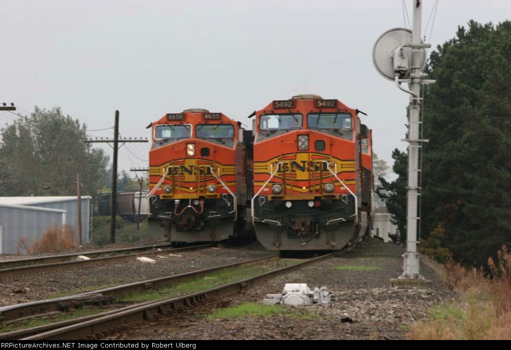 BNSF 4655 BNSF 5492